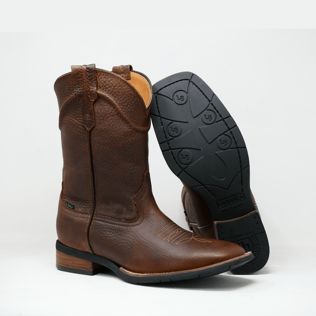 Bota Vaquera Horma Bulldog para Hombre - Botín la Barca – Botín La Barca